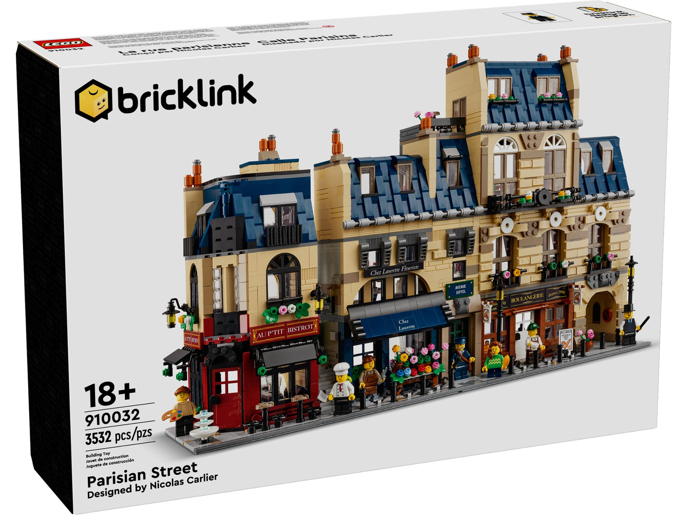 LEGO® Bricklink® 910032: Parisian Street – Brikkeslottet